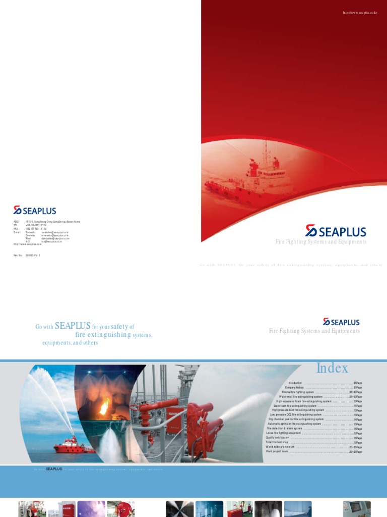 Seaplus Catalog 200905vol1 | PDF | Fire Sprinkler System | Foam