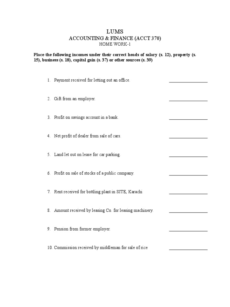 Accounting & Finance (Acct 370) | PDF | Finance & Money Management | Law