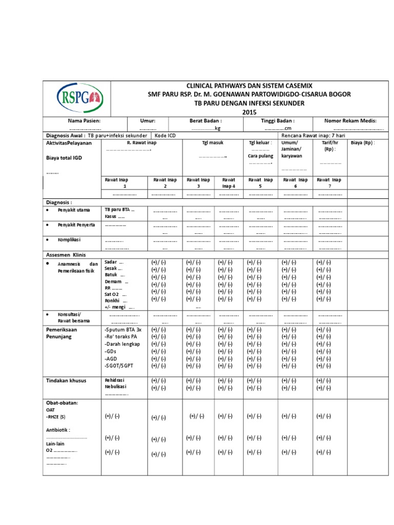 CP Paru TB Paru+infeksi Sekunder 2015 | PDF