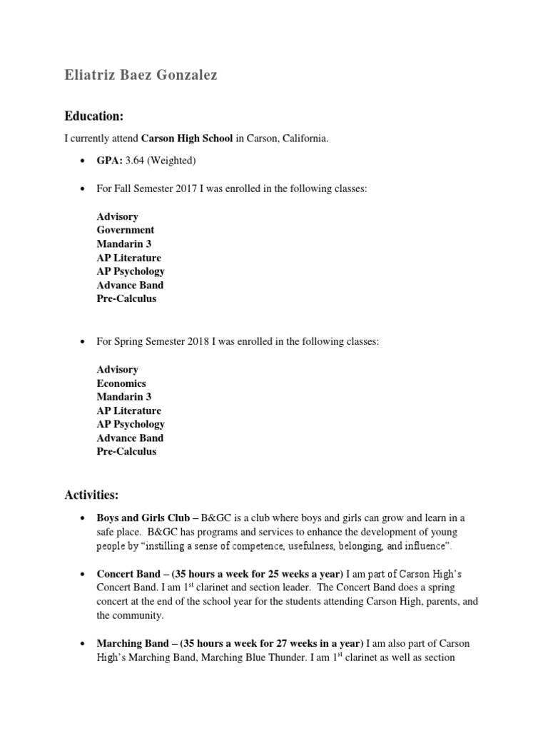 Updated Brag Sheet | PDF | Grading (Education) | Academia