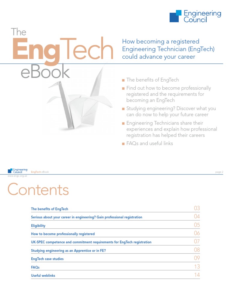 EngTech Ebook | PDF | Engineering | Apprenticeship