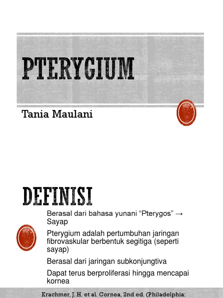 Pterygium: Definisi, Insidensi, dan Pengobatan | PDF