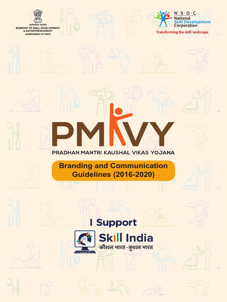 PMKVY Branding Guidelines 2016-2020 | PDF | Social Media | Popular ...