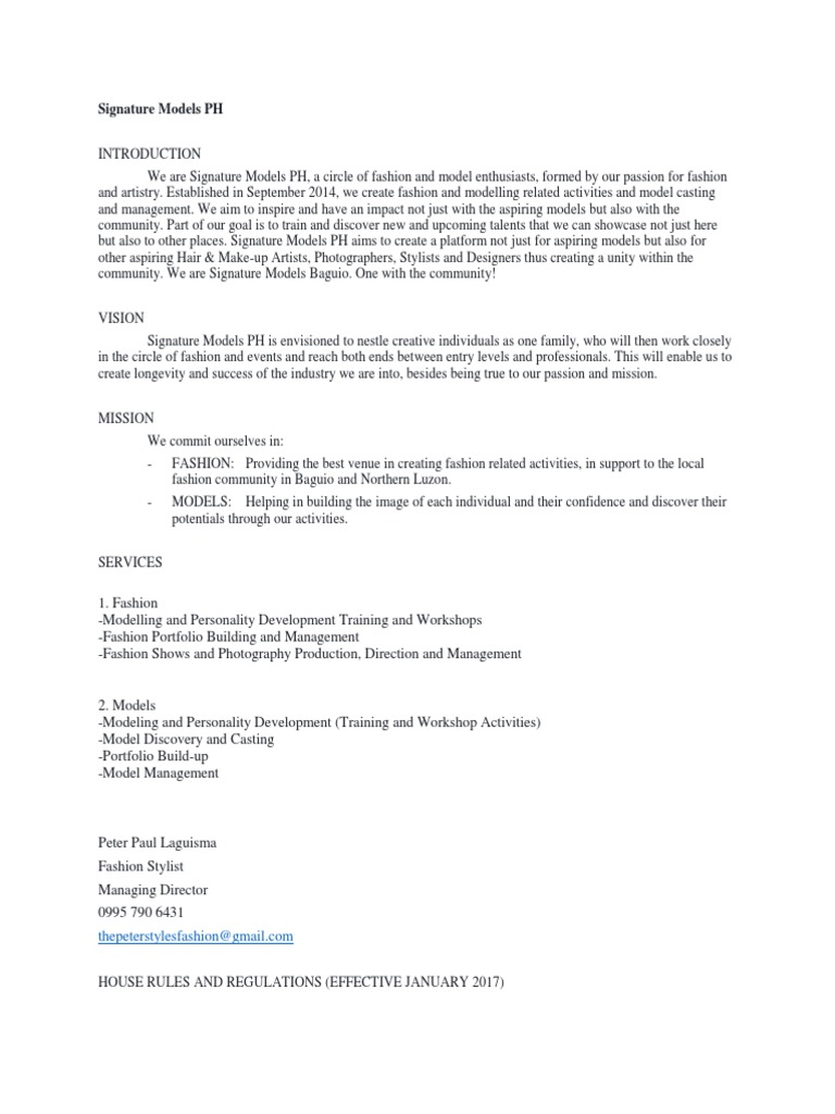 Smodels Background House Rules and Contract | PDF | Government Information | Common Law