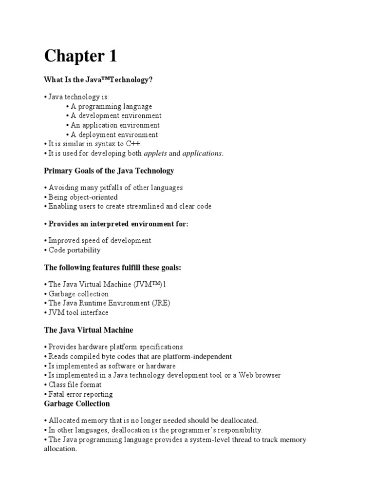 What Is The Java™Technology? | PDF | Java Virtual Machine | Java (Software Platform)