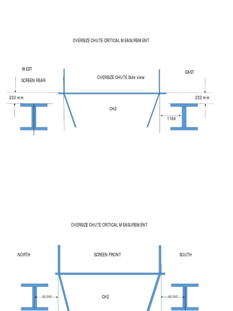 Oversize Chute Alignment