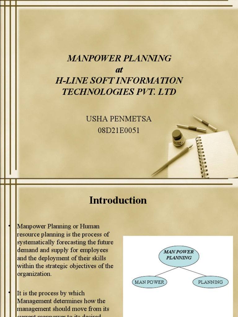 Manpower Planning Strategies and Objectives at H-Line Soft Information ...