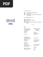 GREASE Script English 2019 PDF | PDF