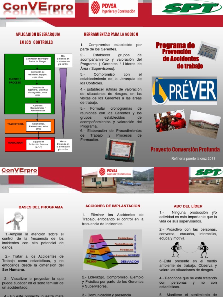 Triptico Prever | PDF | Leadership | Risk