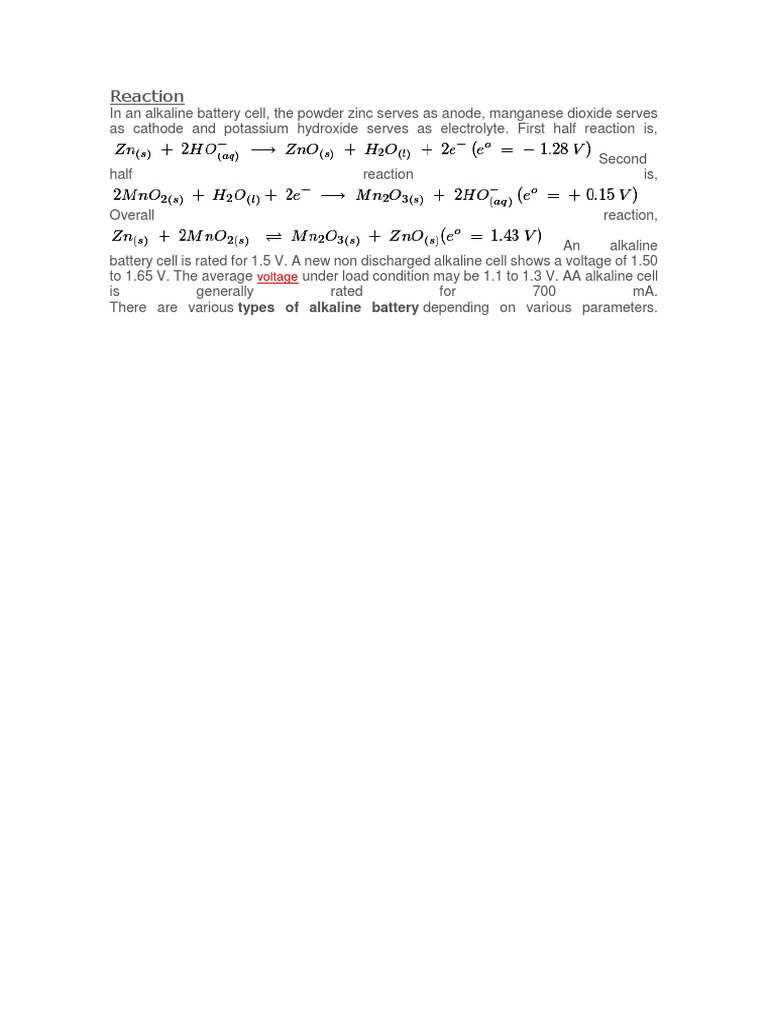 Reaction B | PDF