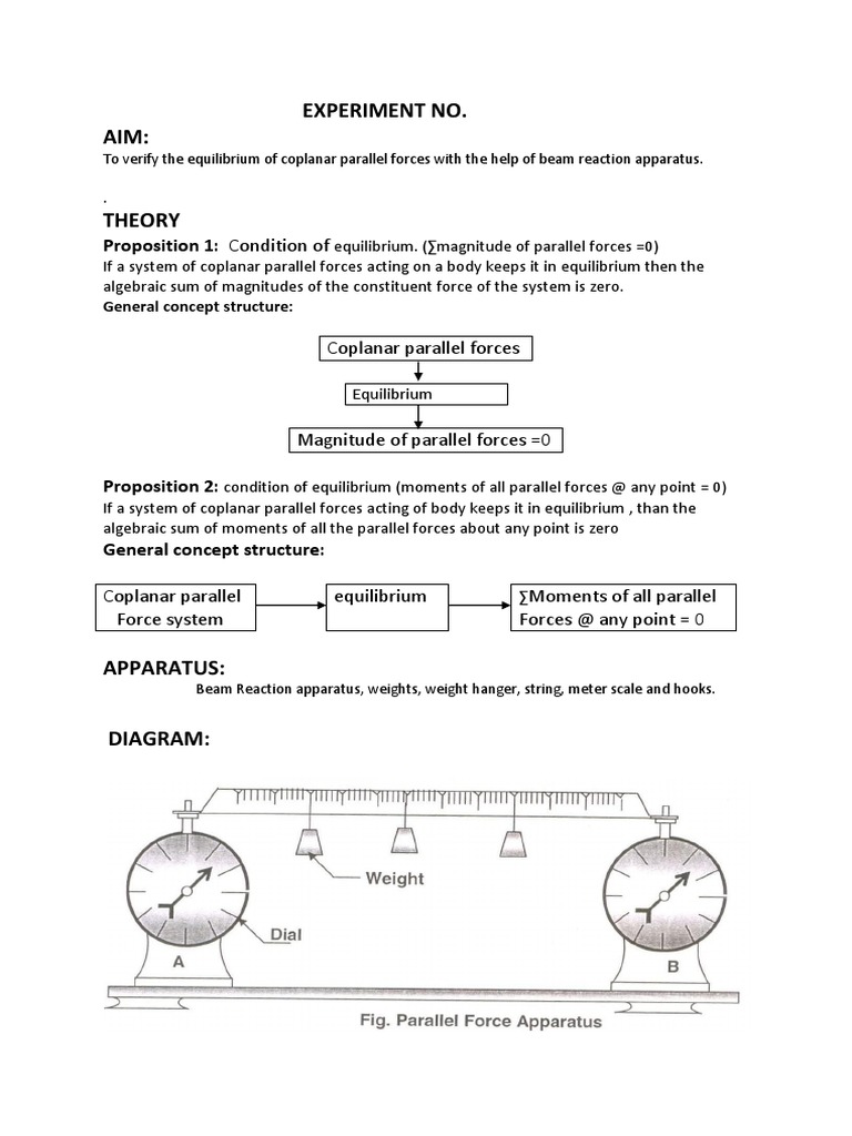 Beam Reaction Apparatus | PDF | Beam (Structure) | Force