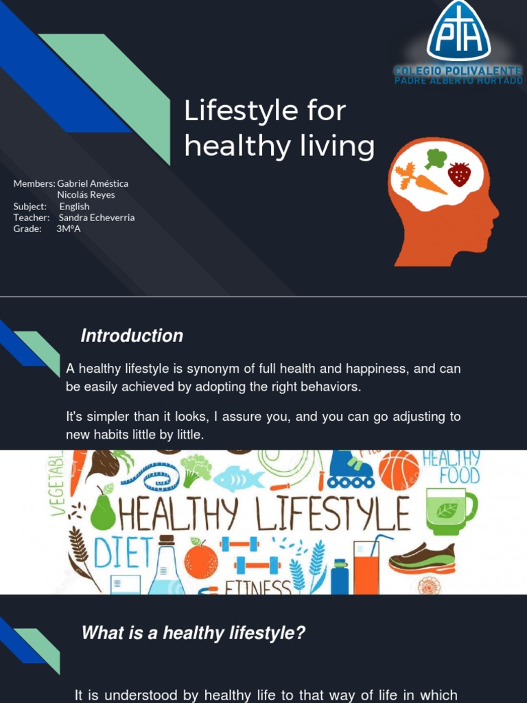 Lifestyle For Healthy Living | PDF | Physical Exercise | Stress (Biology)