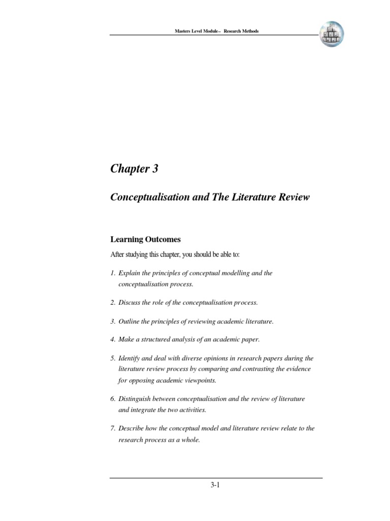 Conceptualising and Literature Review | PDF | Literature Review ...
