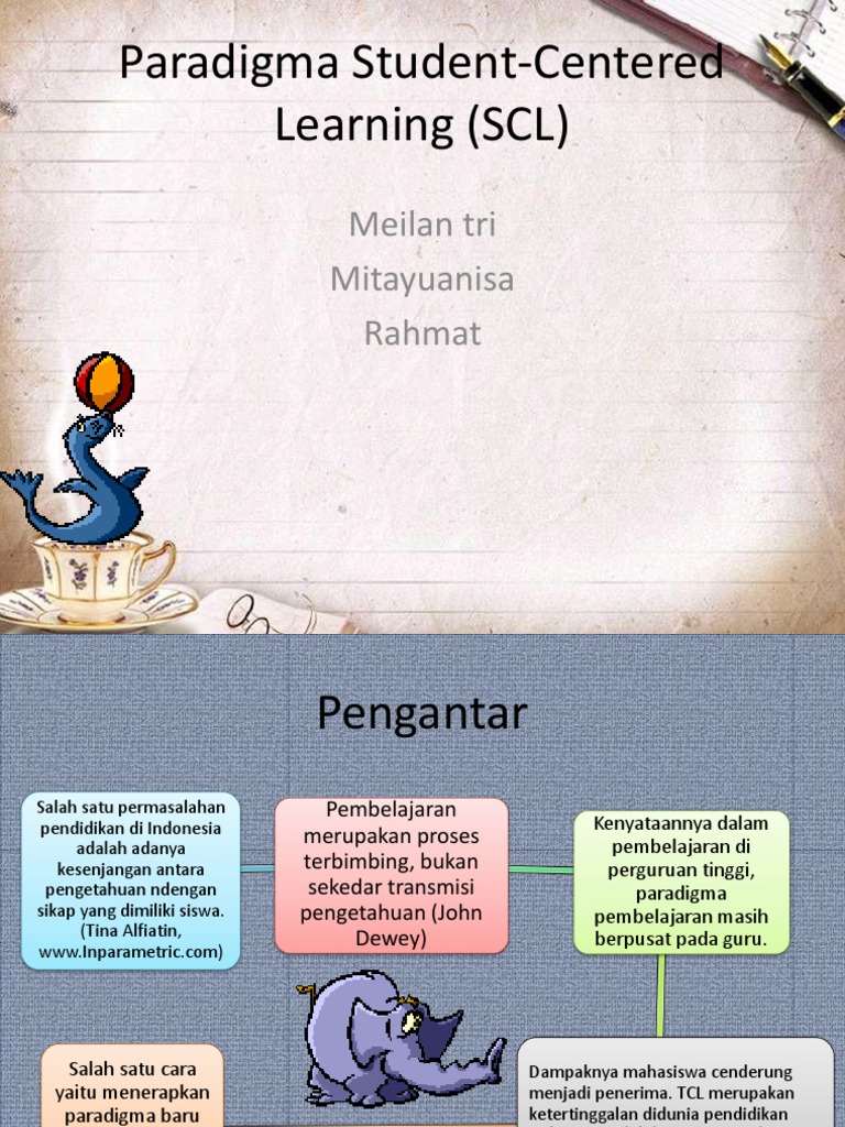 Paradigma Student-Centered Learning (SCL) Full | PDF