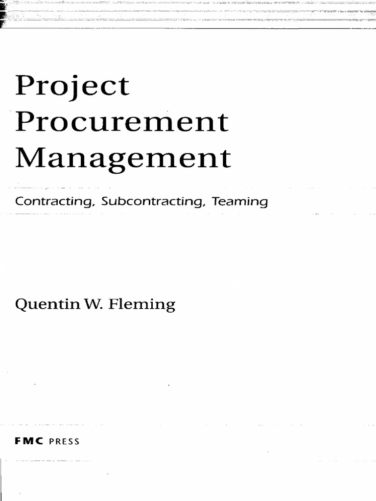Project Procurement Management | PDF