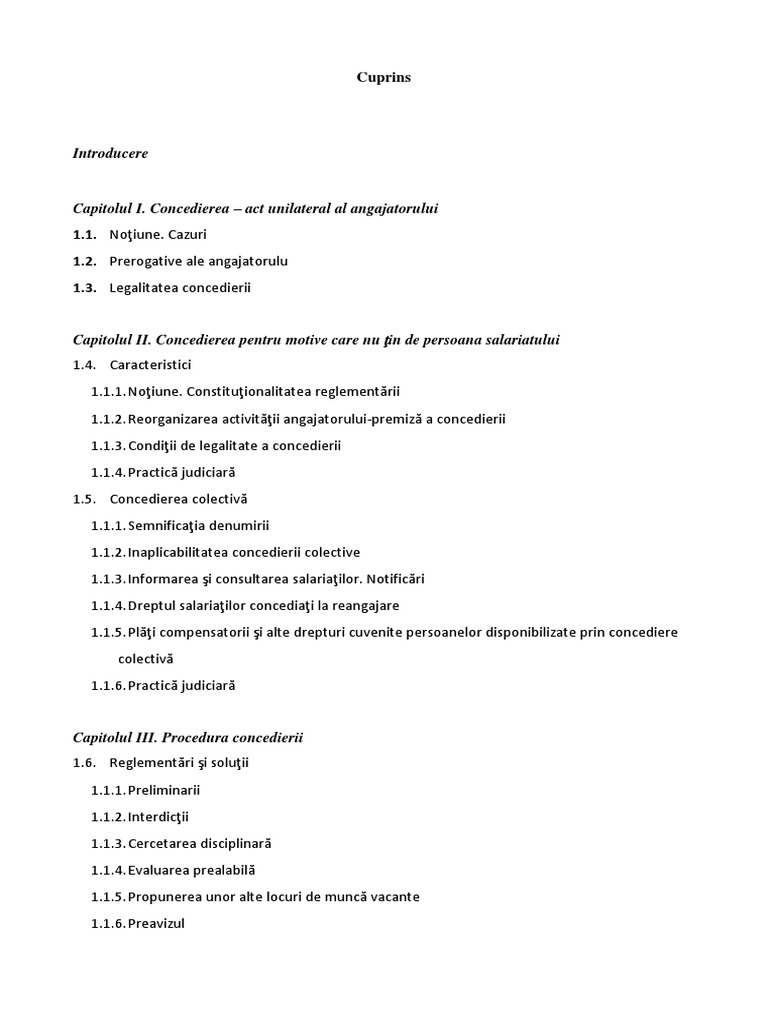 Introducere: Cuprins | PDF