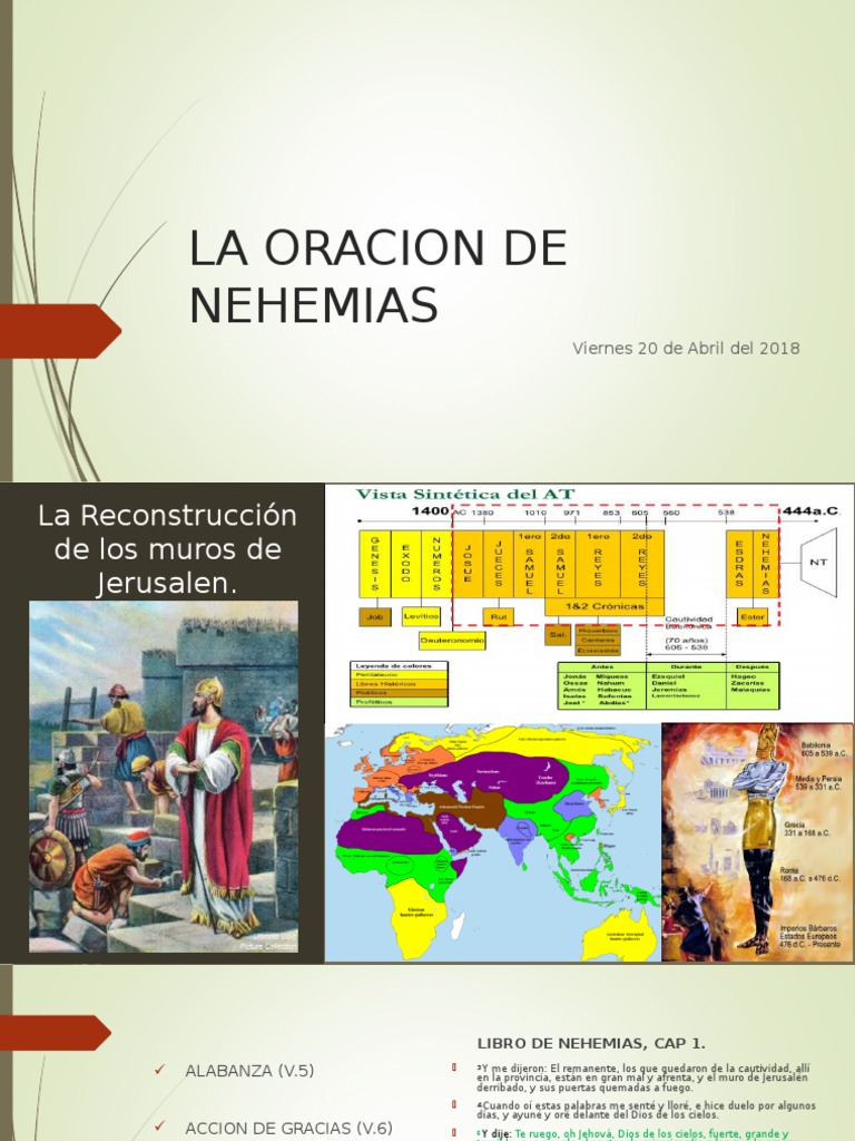 LA ORACION DE NEHEMIAS.ppt | Pecado | Oración