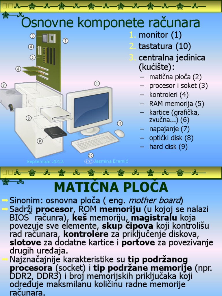 Osnovne Komponente | PDF