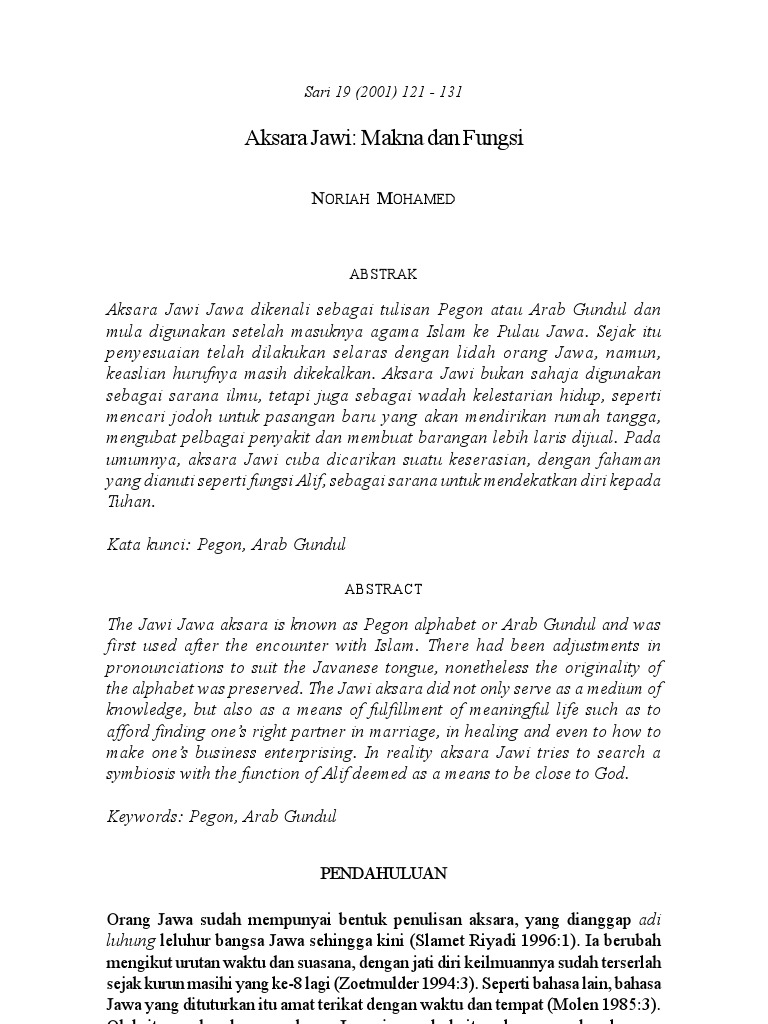Askara Jawi | PDF