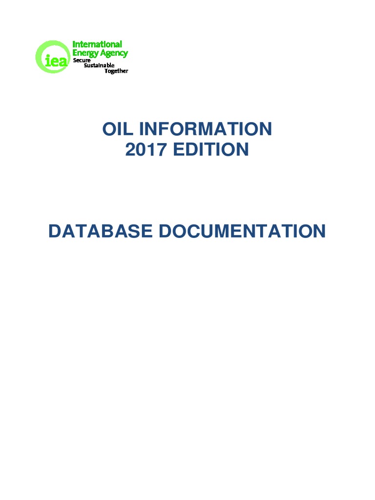 Oil Database Documentation | PDF | Oil Refinery | Petroleum