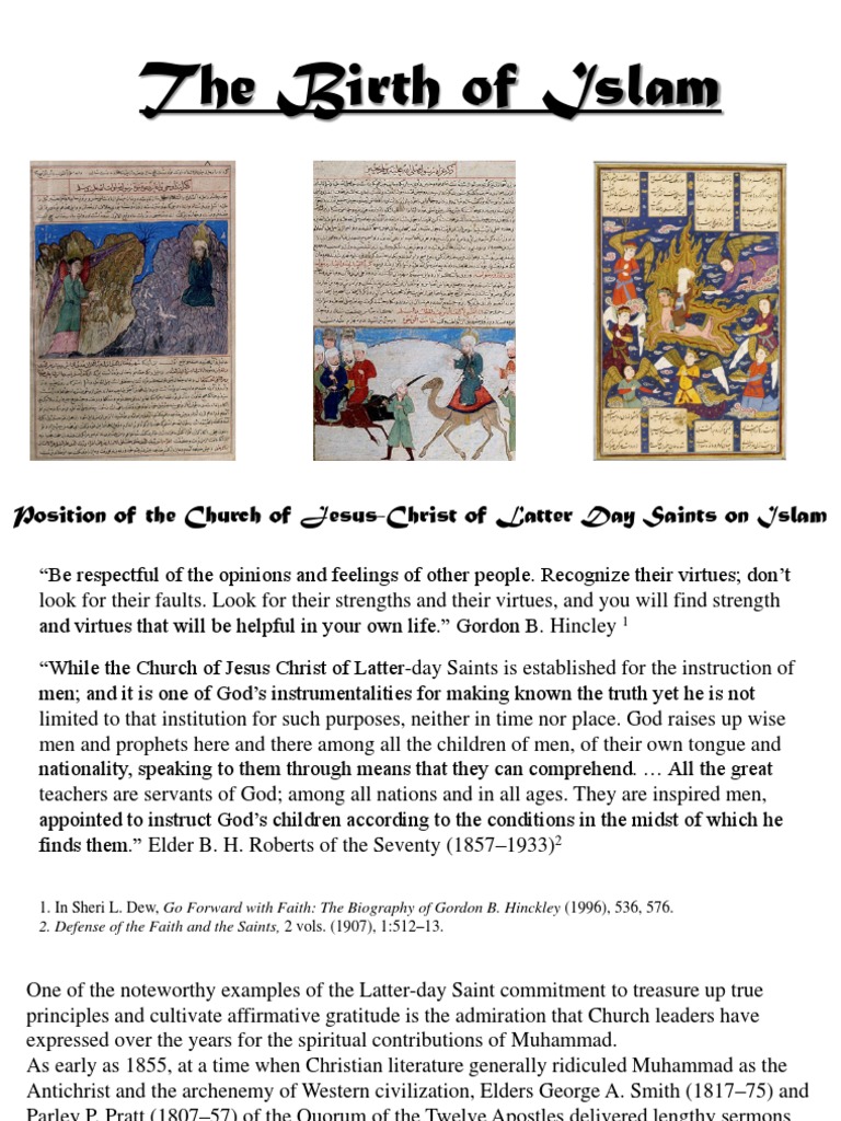 Birth of Islam | PDF | Muhammad | Omar Khayyam