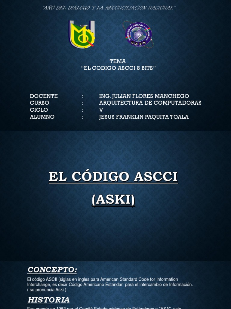El Código Ascci | PDF | Ascii | Notación