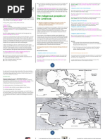 The Origin Migration and Settlement of The Tainos and Kalinagos | PDF