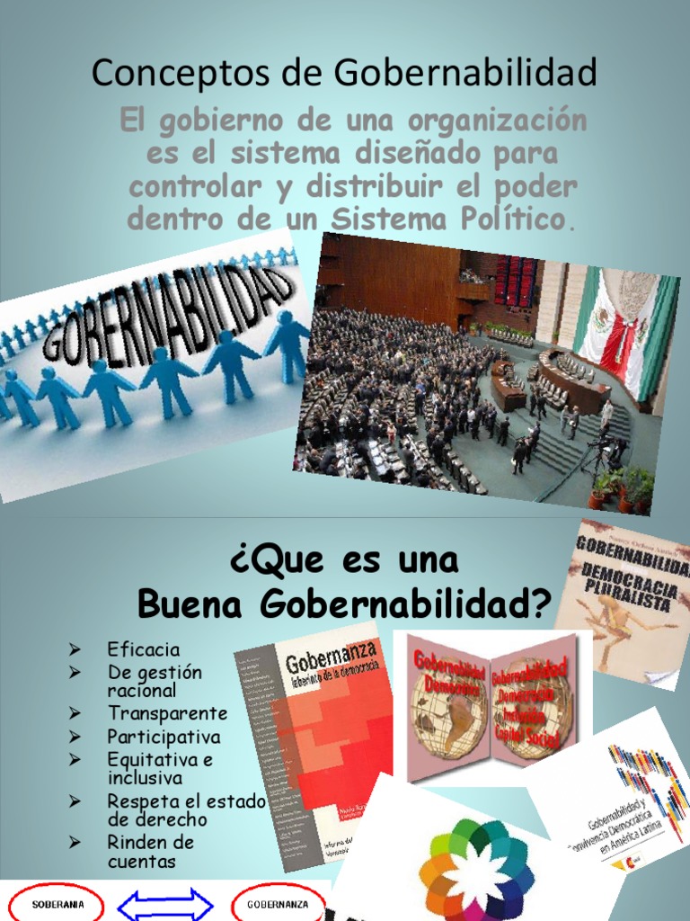 Conceptos de Gobernabilidad | Democracia | Política
