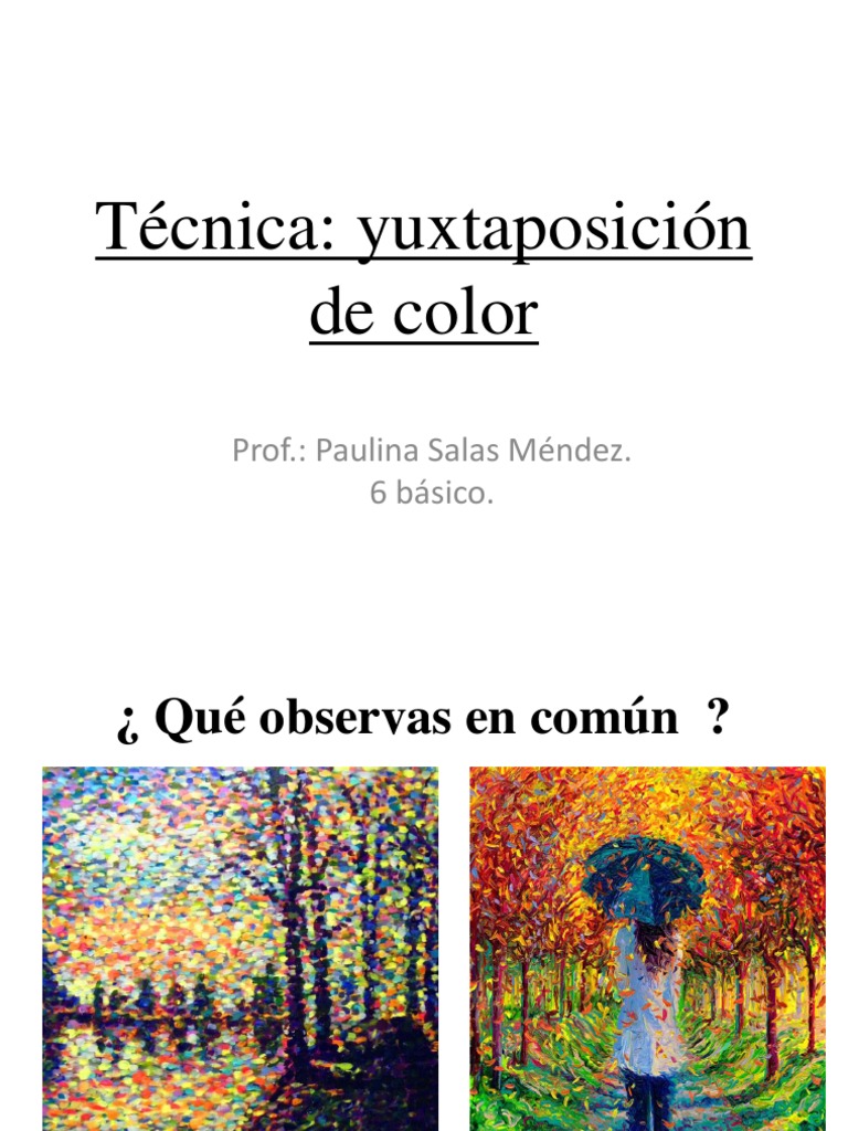 Yuxtaposicion de Color | PDF
