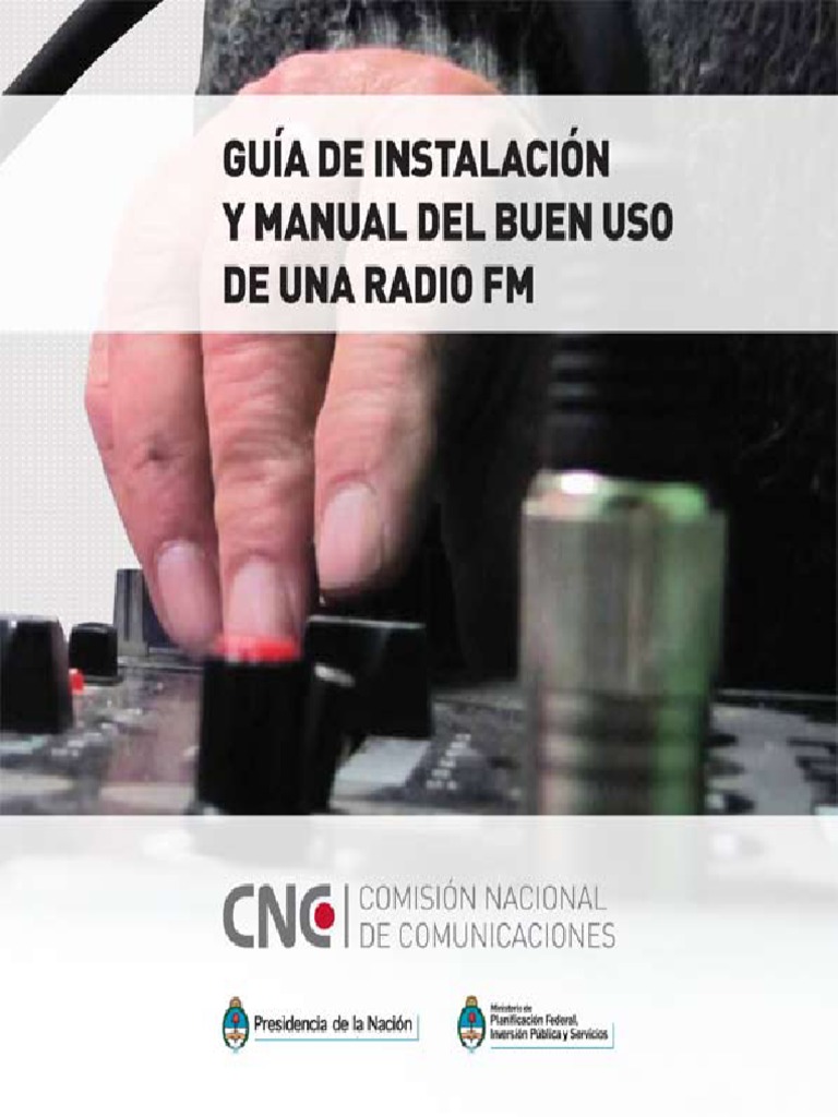 Manual de Uso de Equipos de Radio PDF | PDF | Alta frecuencia | Muy ...