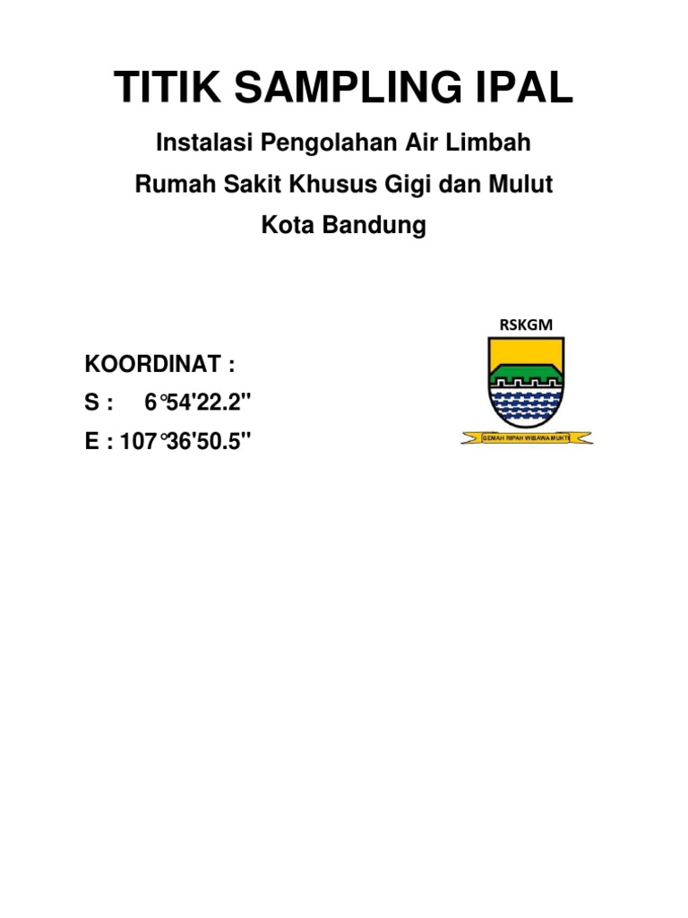 Koordinat Titik Sampling IPAL | PDF
