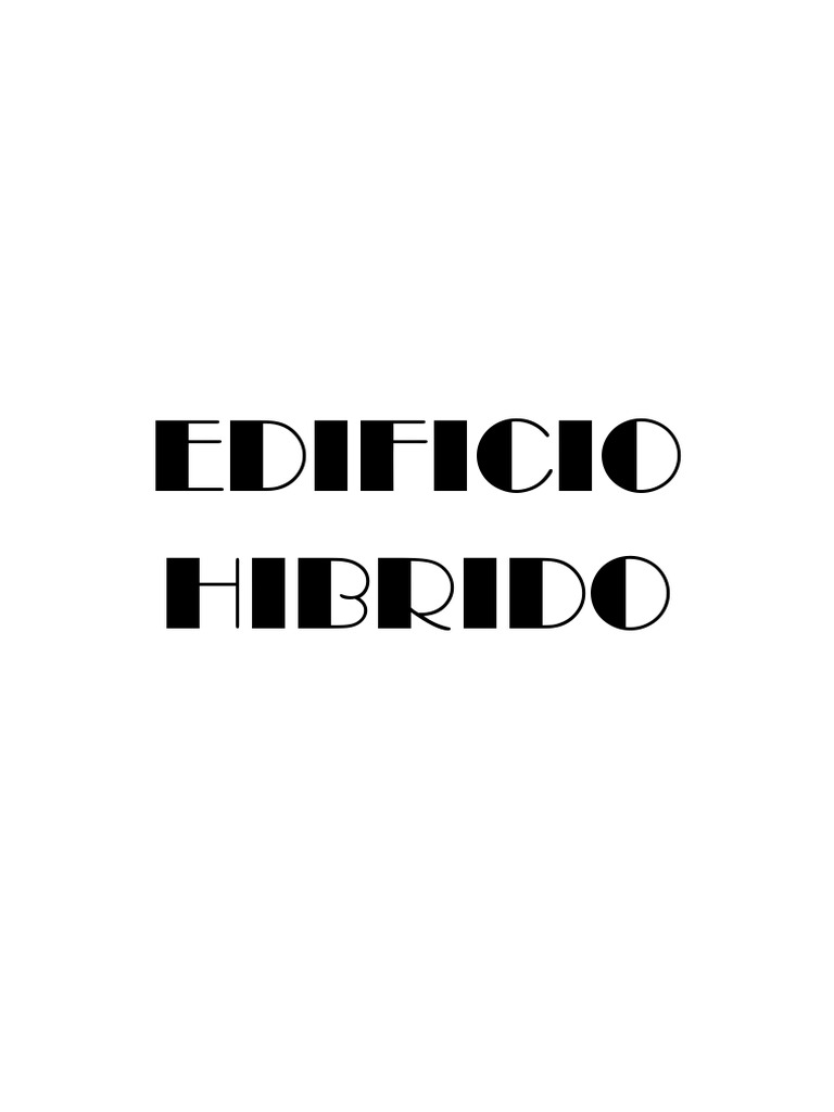 Edificio Hibrido | PDF | Ocio