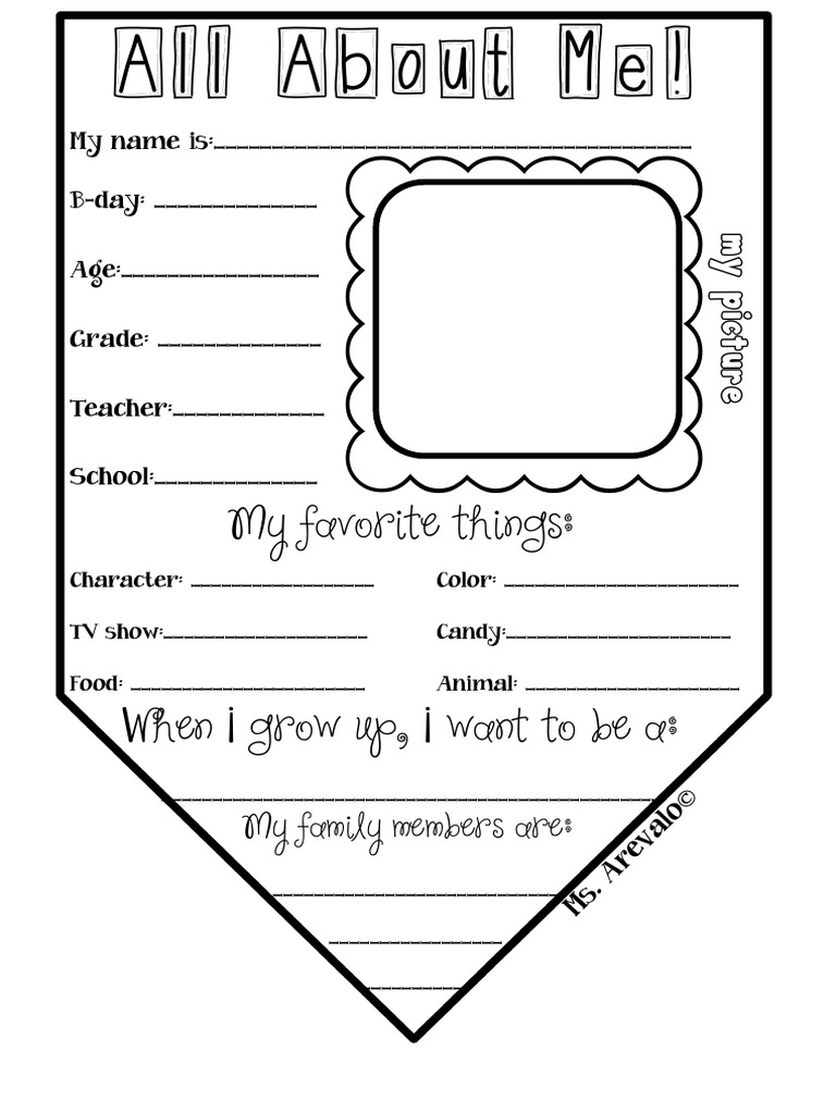 My Favorite Things:: My Family Members Are | PDF