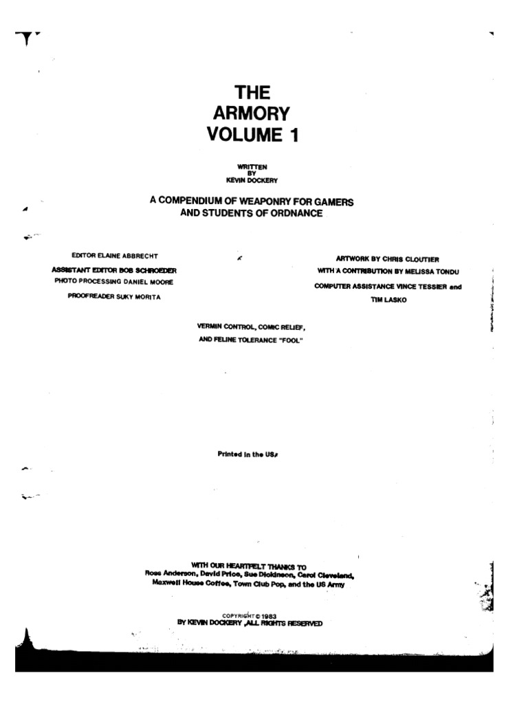 Armory PDF | PDF