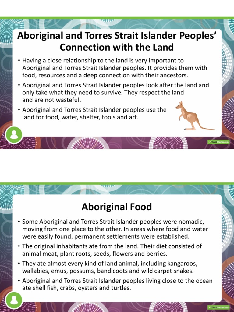 Aboriginal and Torres Strait Islander Connection With The Land | PDF ...