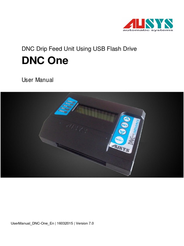 User Manual DNC One 2015 | PDF | Usb | Computer File