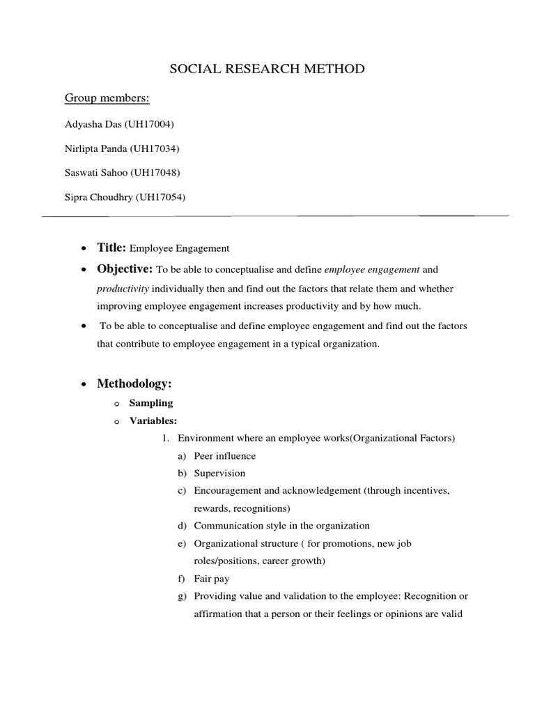 Social Research Method | PDF | Industrial And Organizational Psychology ...