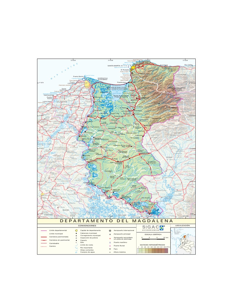 Mapa Magdalena PDF | PDF
