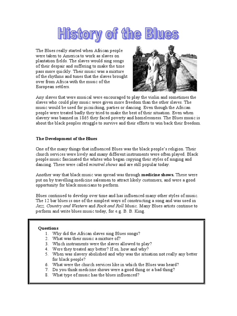 History of Blues PDF | PDF