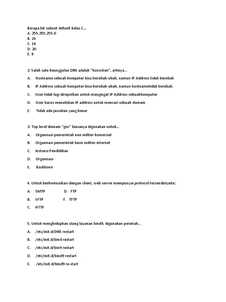 Soal Produktif XII TKJ B | PDF