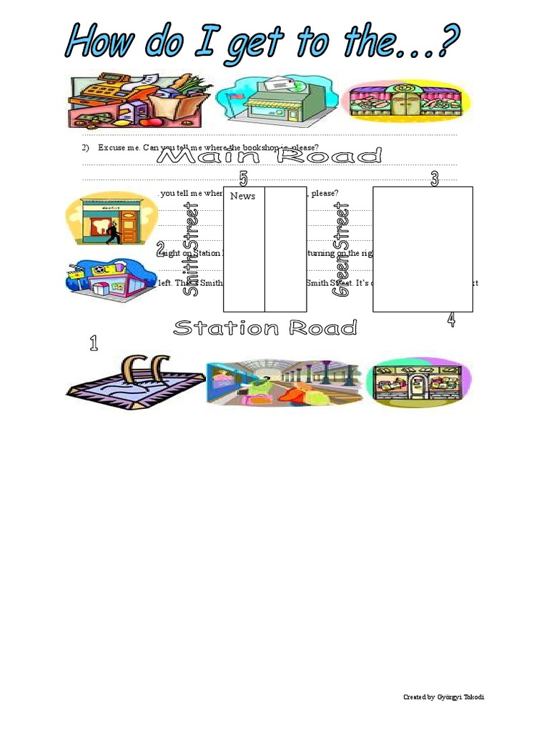 Asking The Way Fun Activities Games Oneonone Activities Role Play ...