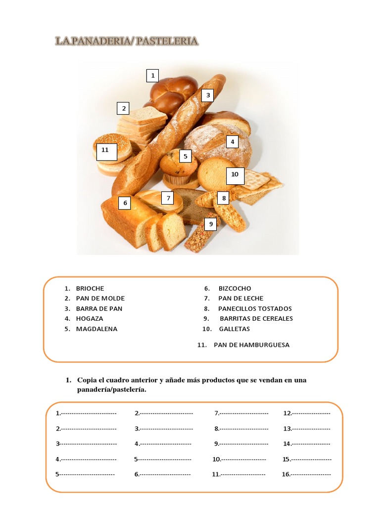 La Panaderia Unidad Didactica | PDF | Panadería | Panes