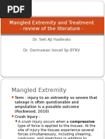 Mangled Extremity and Treatment | PDF | Amputation | Medical Emergencies