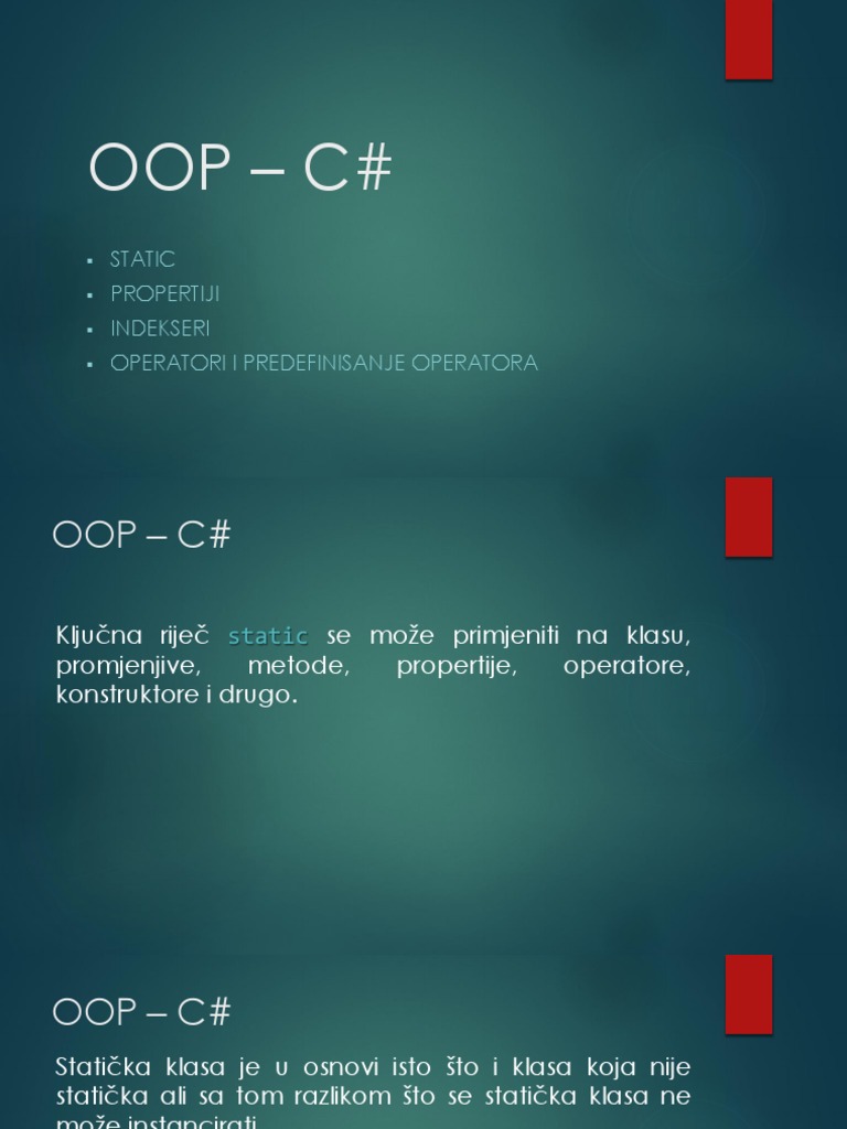 Oop - C# | PDF