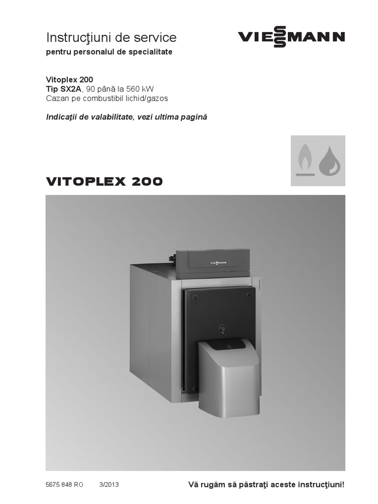 IS Vitoplex 200 SX2A 90-560 KW PDF | PDF