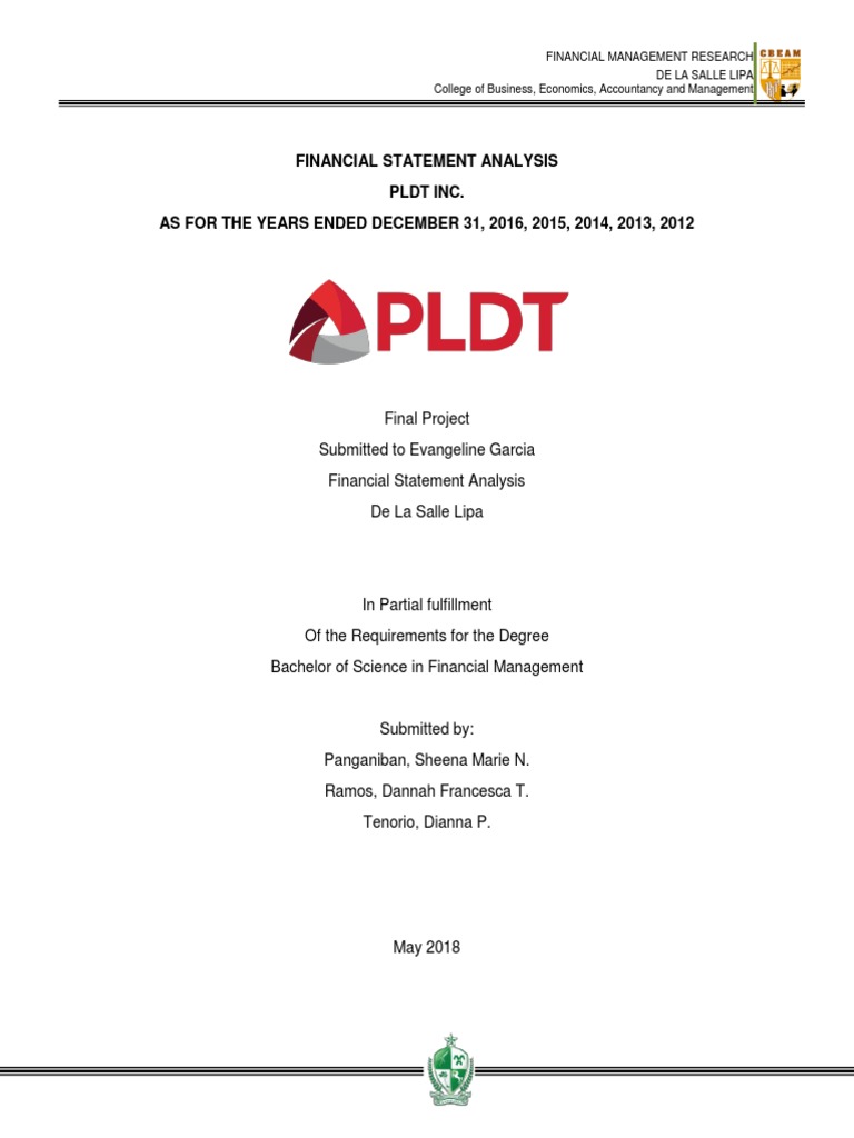PLDT Final Requirement | PDF | Equity (Finance) | Market Liquidity