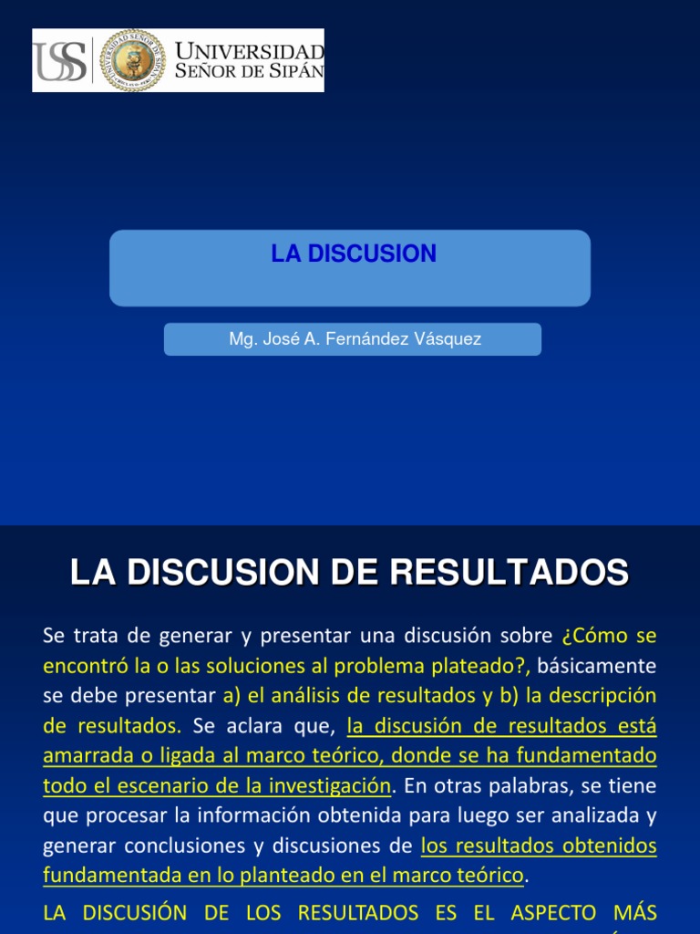 Pasos para Elaborar La Discusion de Resultados | PDF | Teoría ...
