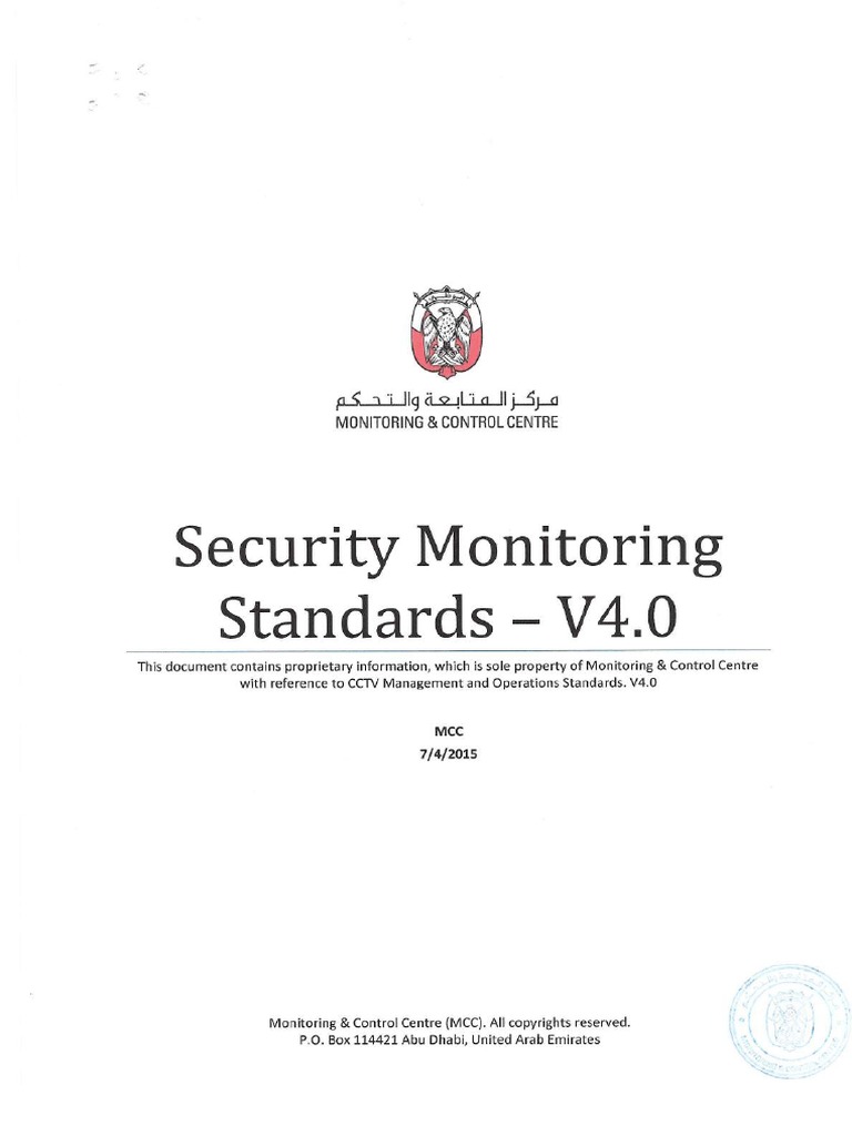 Security Monitoring Standards v4 PDF | PDF