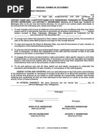 SPA Sample - To Sell Property | PDF | Power Of Attorney | Notary Public