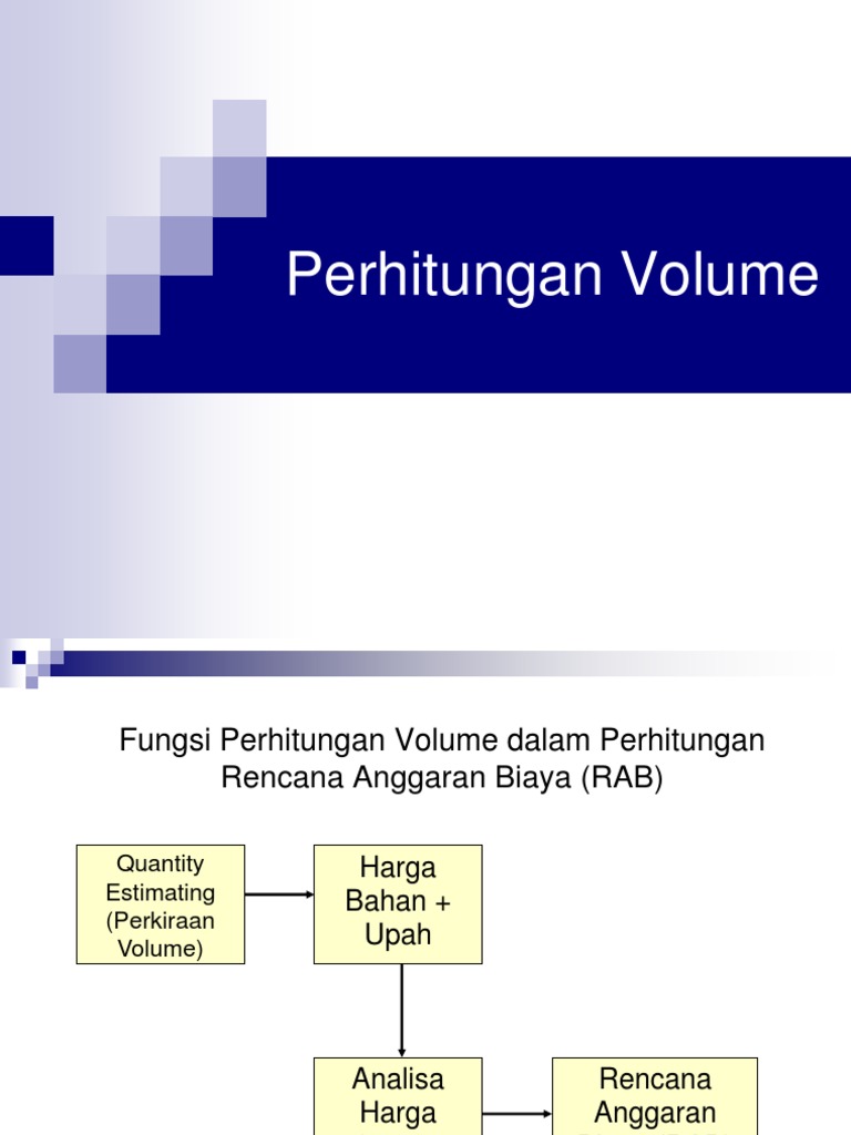 Perhitungan Volume | PDF